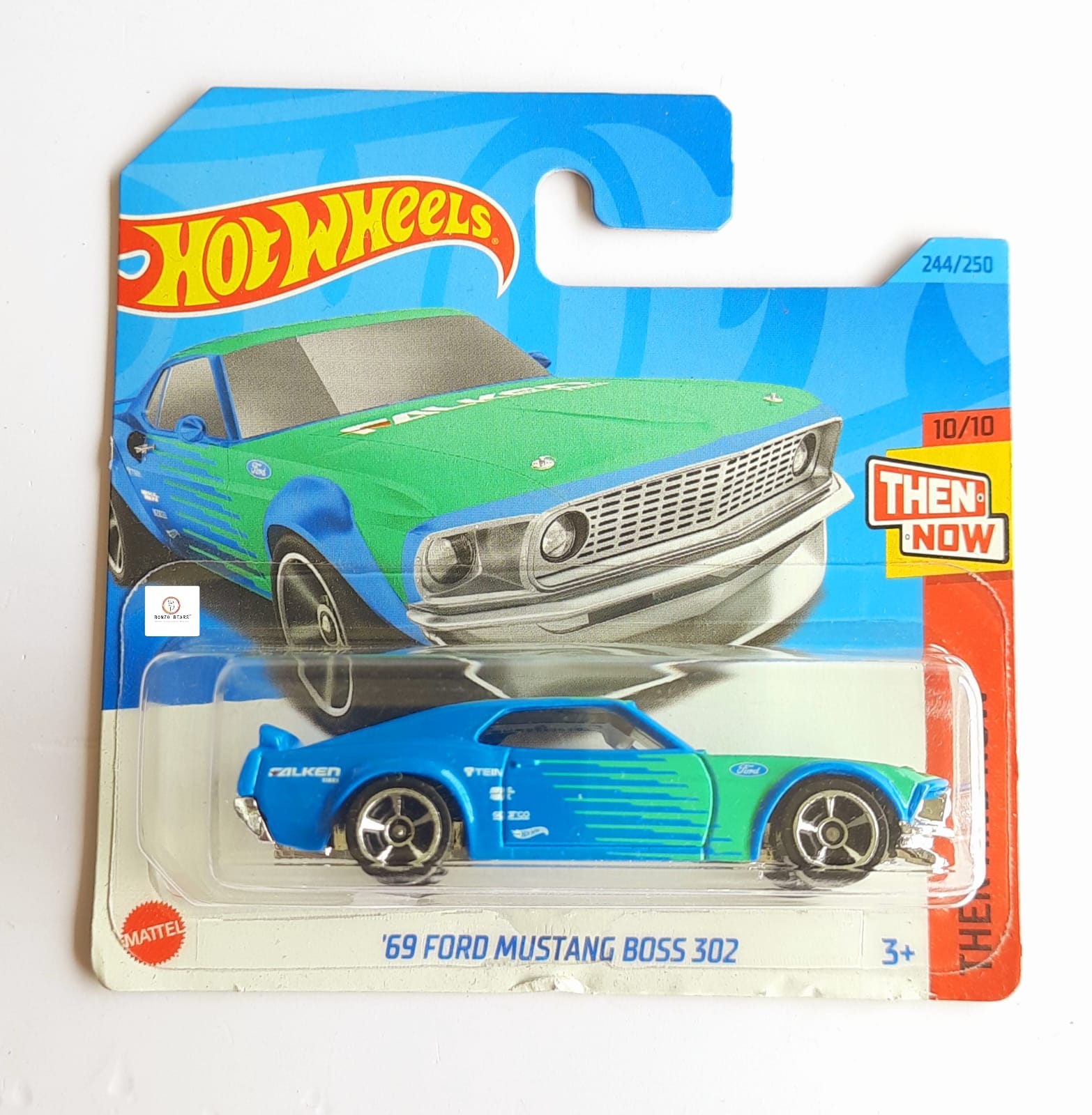 '69 Ford Mustang Boss 302 - Hot Wheels (European Short Card) | Bonzo B ...